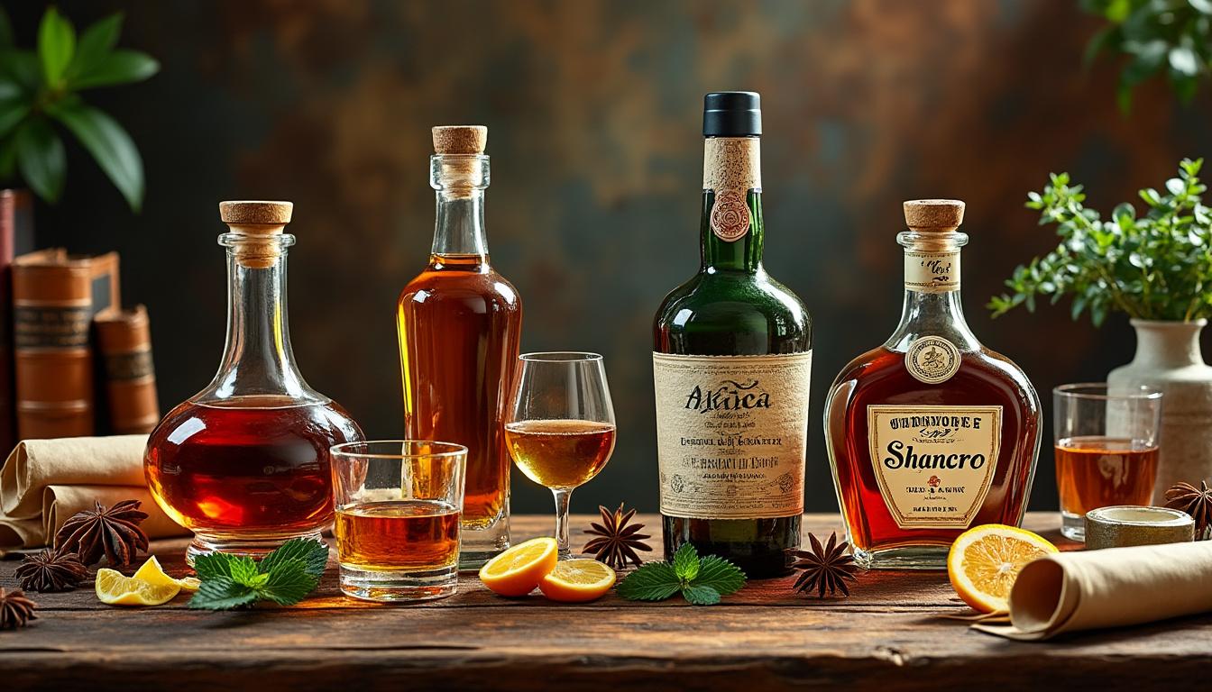 Liqueurs françaises : saveurs et histoires emblématiques